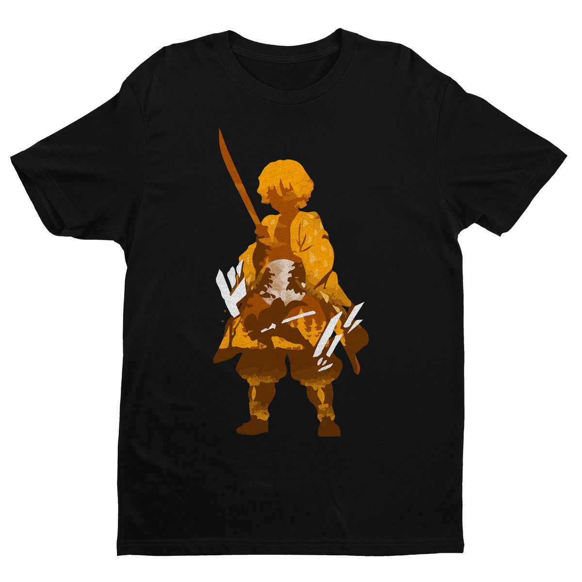 Zenitsu Agatsuma Demon Slayer: Kimetsu no Yaiba T-Shirt, Demon Slayer ...