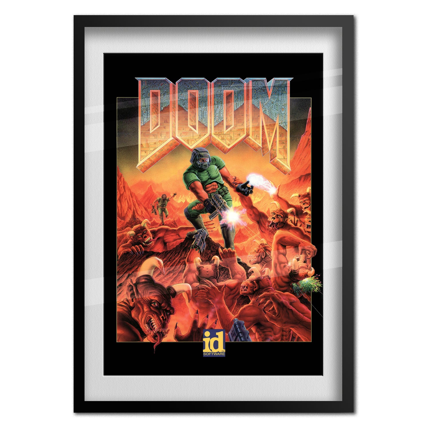 Doom Game Poster - Retro Official Art - High Quality Prints – Pira Pira ...