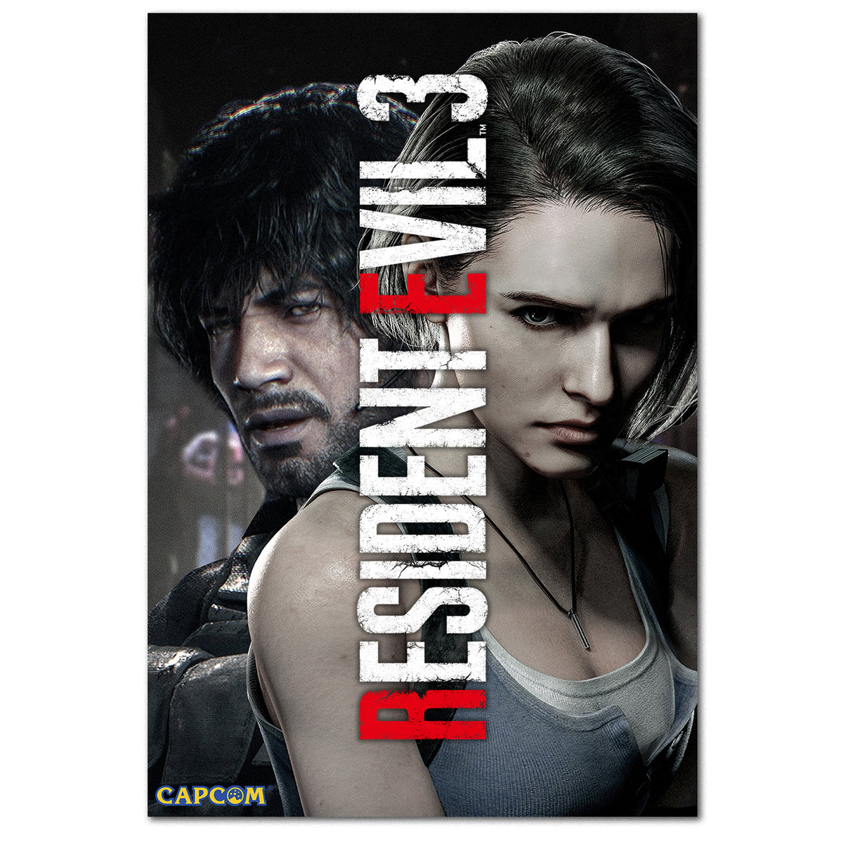 Resident Evil 3 Remake Poster - Official Art - High Quality Prints ...