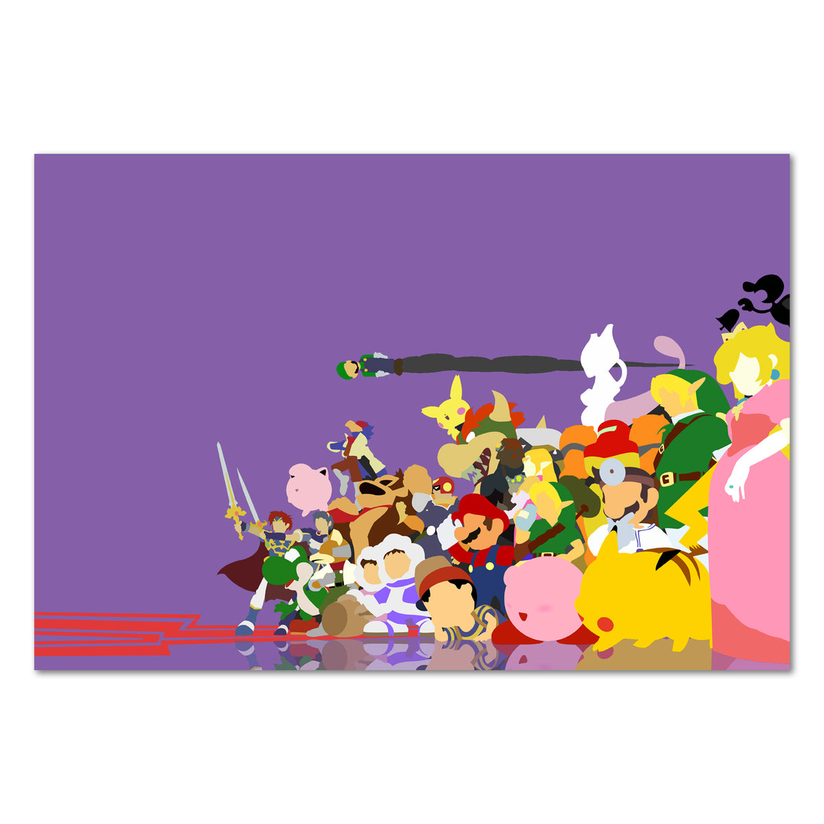 Super Smash Bros Poster - Exclusive Design | Pira Boxes – Pira Pira Boxes